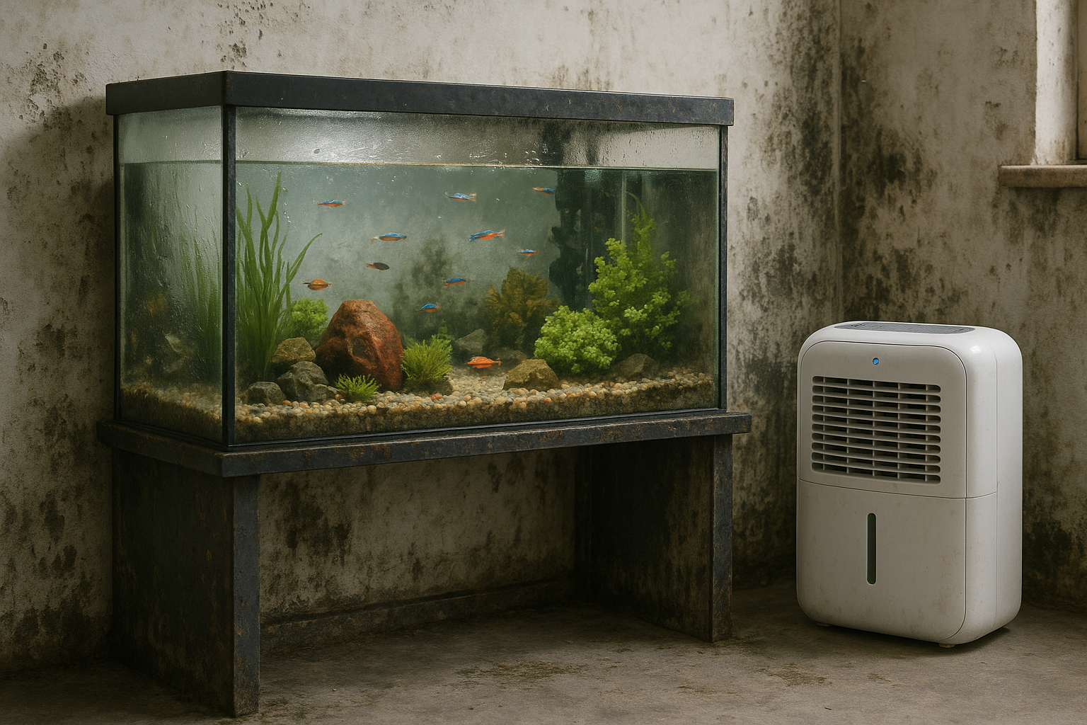 Fish Room Humidity Control Aquarium Mold Tips | Howard Environmental